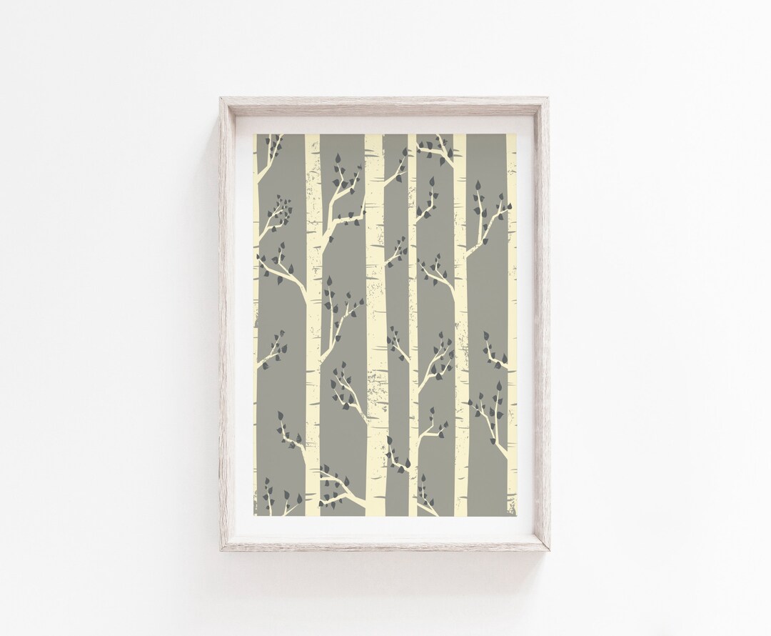 Printable Art, Tree Wall Art, Minimalist Print, Tree Print, Printable ...