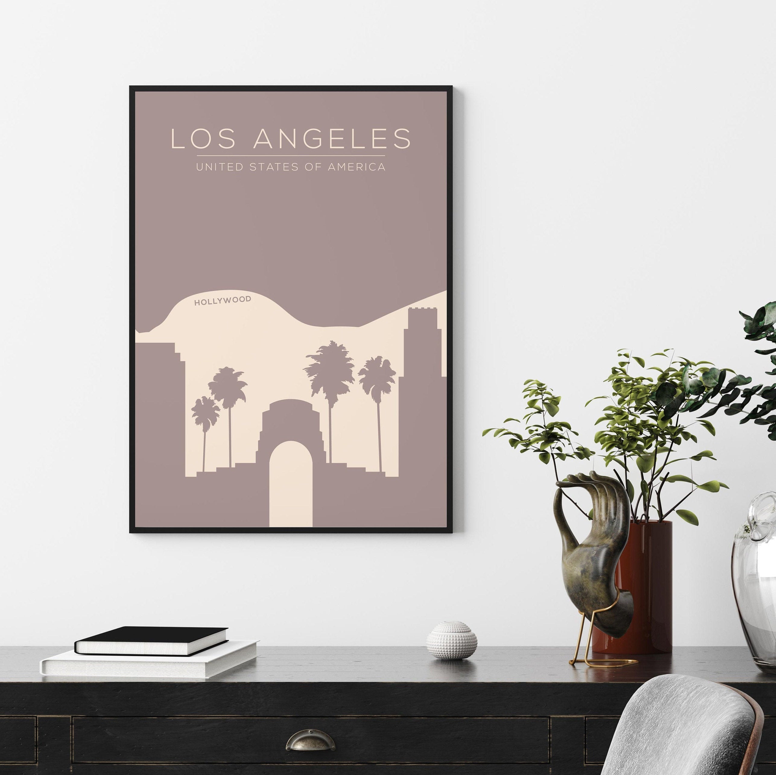 Los Angeles Printable Printable Art Los Angeles Print Los - Etsy