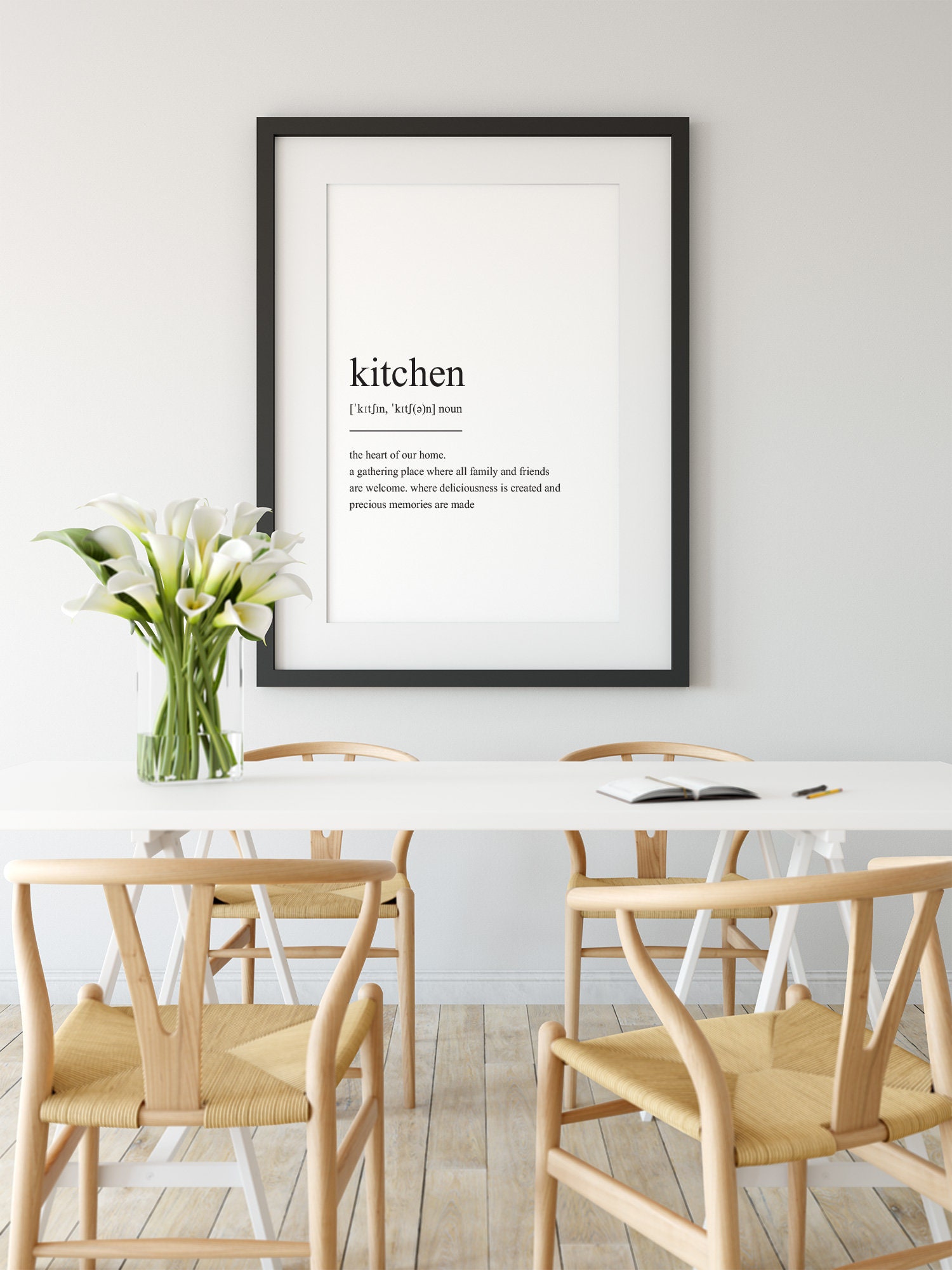 Kitchen Print Kitchen Definition Printable Wall Art | Etsy UK