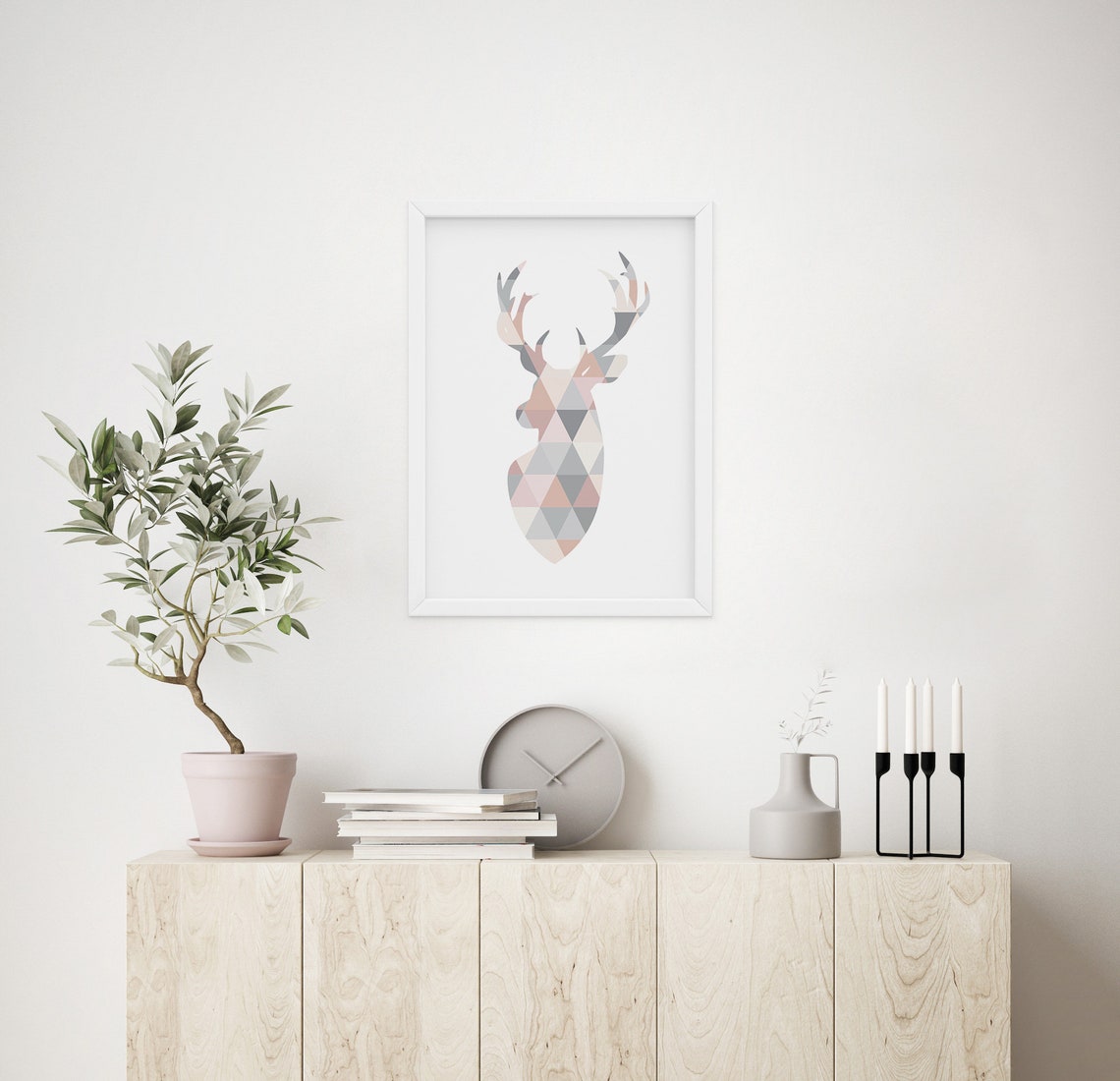 Stag Print, Stag Art Print, Stag Printable, Stag Art, Stag Wall Art ...