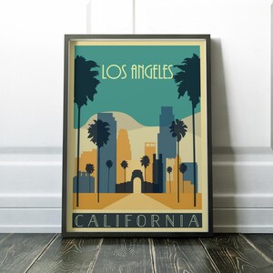 Printable Wall Art, Los Angeles Poster, Los Angeles Print, Los Angeles ...