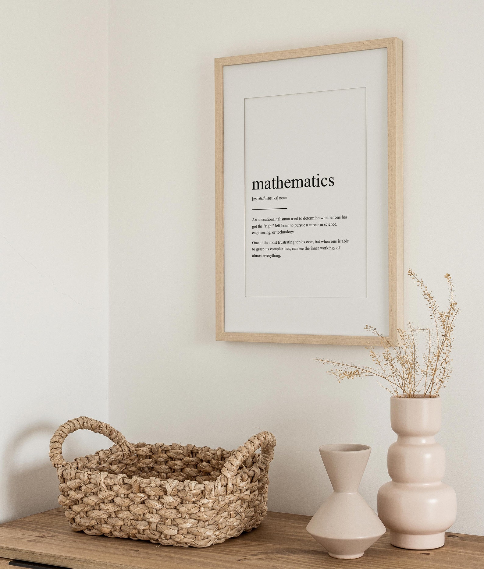 Mathematics Definition Mathematics Printable Geek Gift Geek - Etsy UK