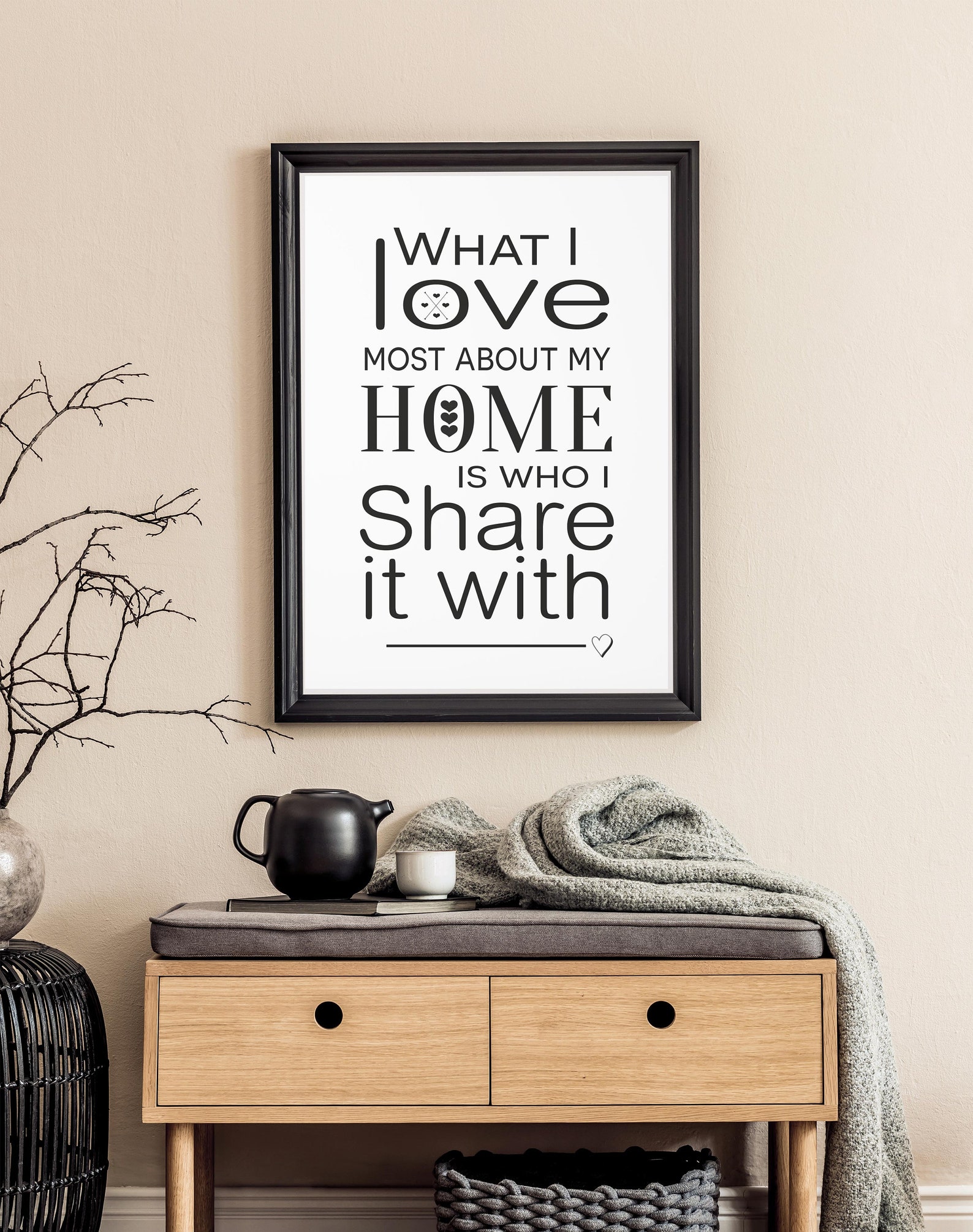 Printable Quote Wall Art Quote Prints Home Print Home | Etsy