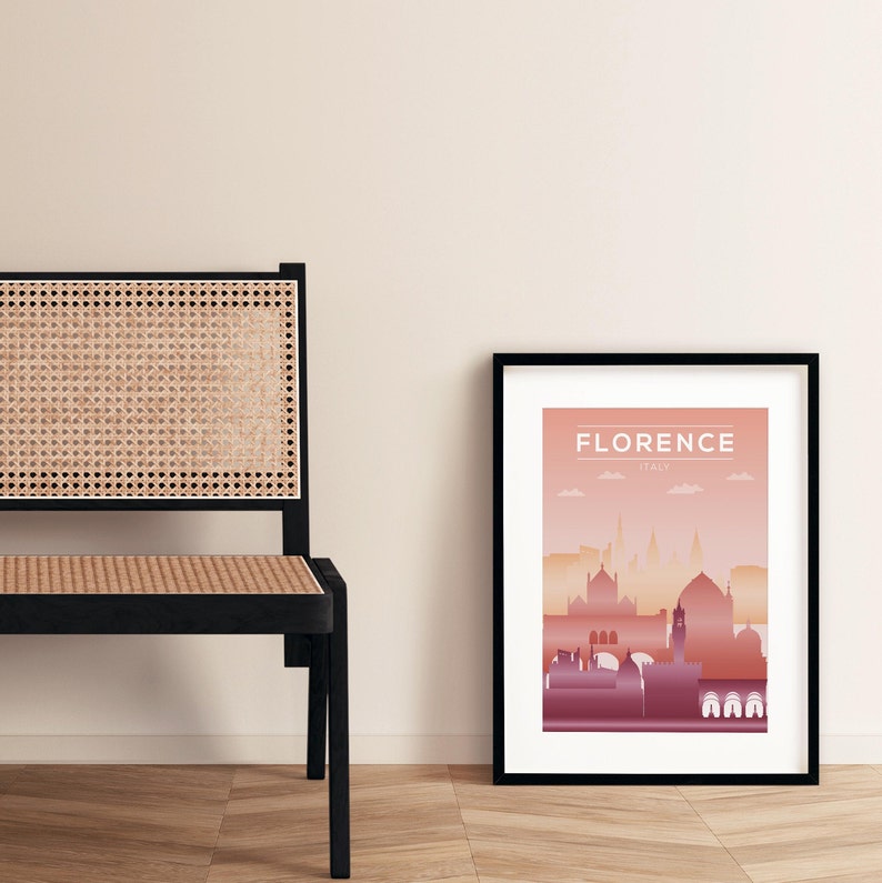 Florence Poster Florence Print Travel Poster Florence - Etsy