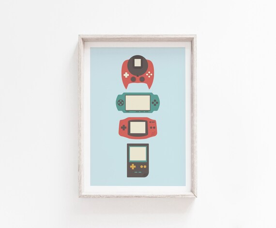 Printable Art Gamer Print Wall Art Prints Instant Download | Etsy