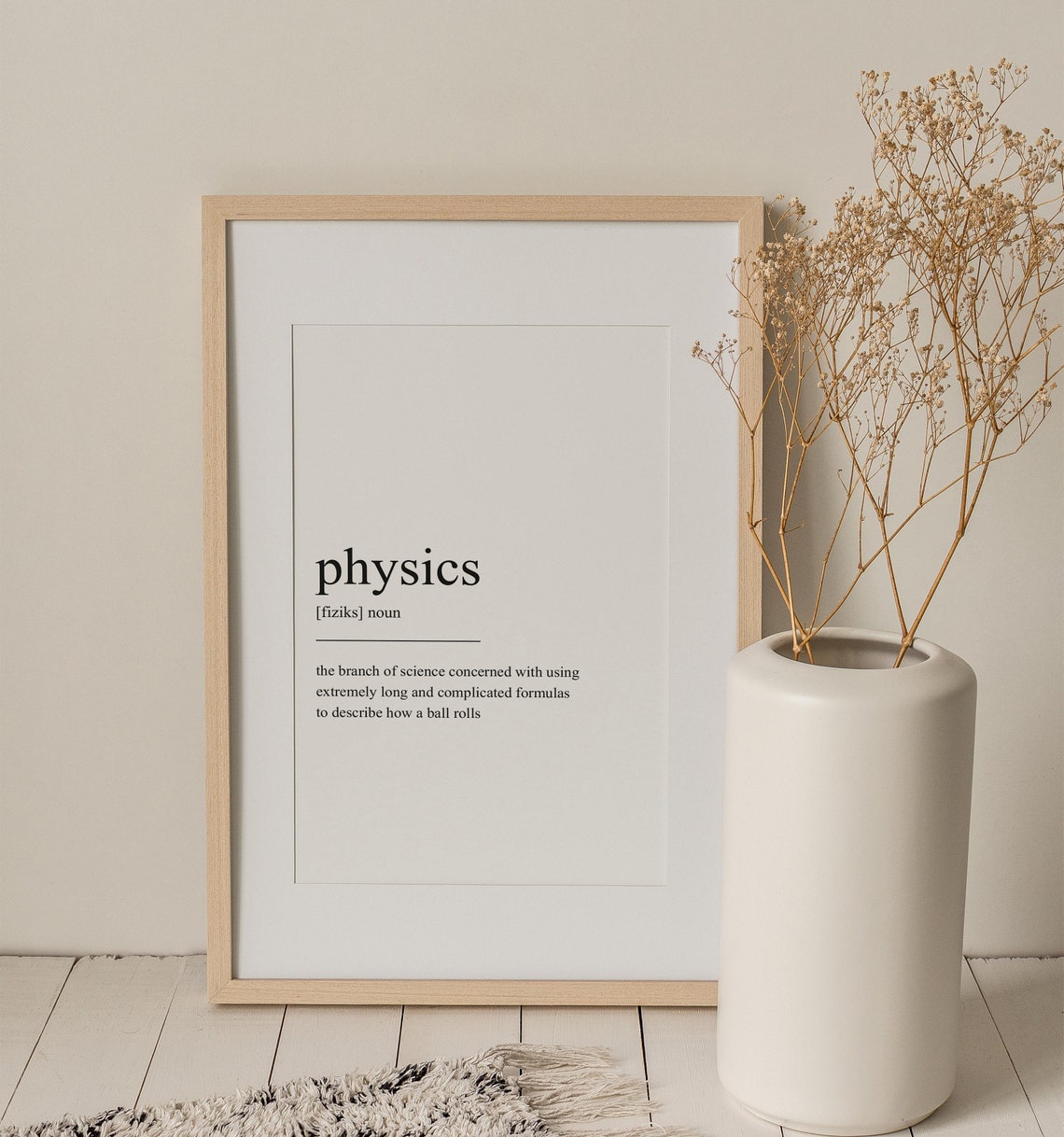 Printable Art, Physics Definition Print, Physics, Wall Art Prints ...