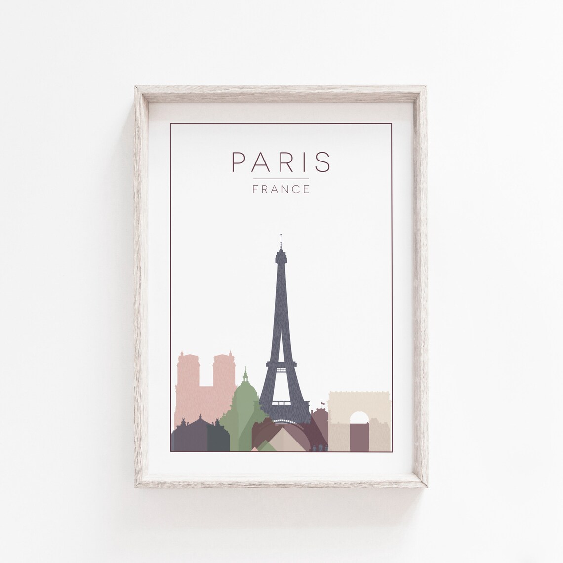 Travel Print Paris Printable Paris Wall Artart Print Paris - Etsy