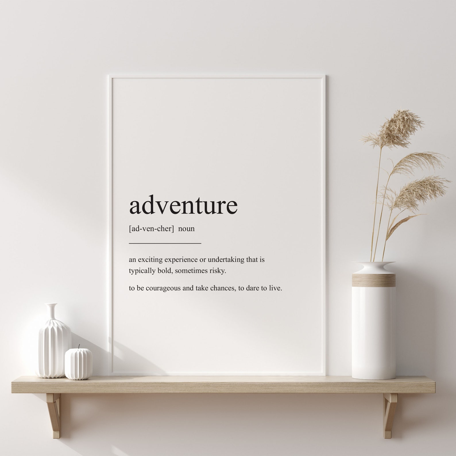 Adventure Definition Print, Printable Wall Art, Adventure Print, Wall ...