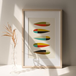 Retro Art Print, Mid Century Print, Retro Printable, Mid Century Modern ...