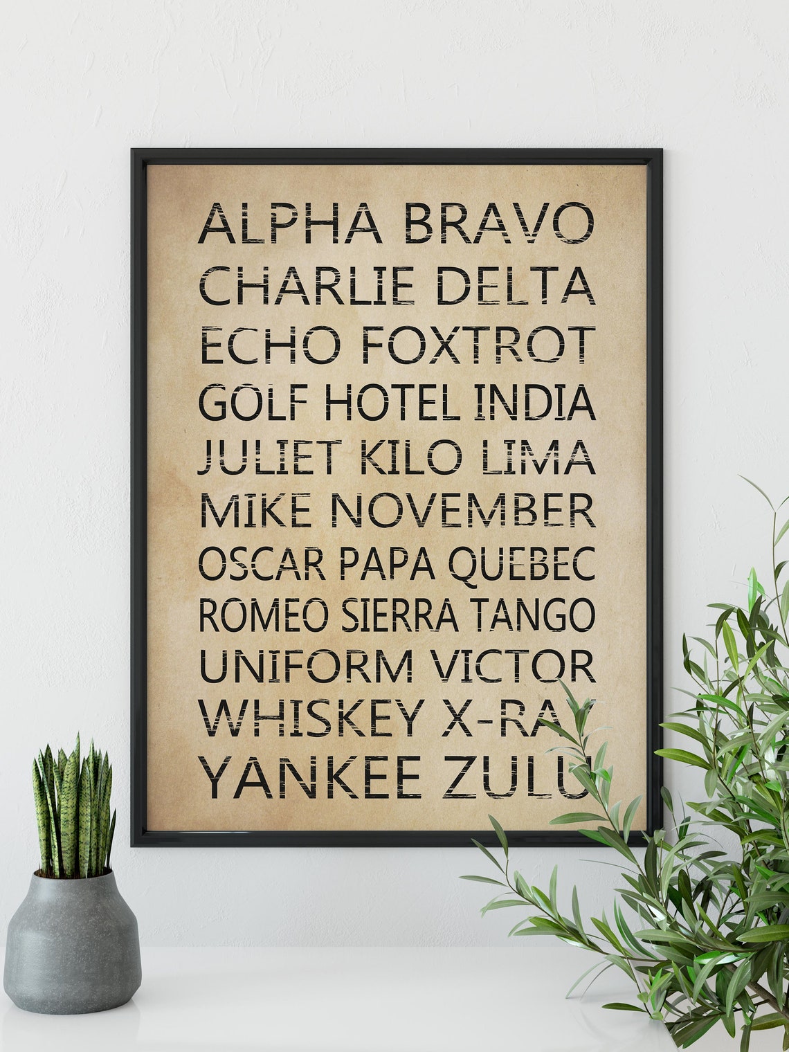 Phonetic Alphabet Printable Art Print Alphabet Print - Etsy UK
