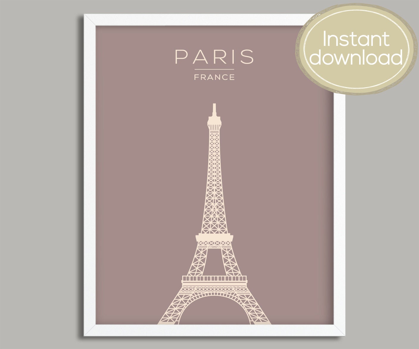 Paris Printable Printable Art Paris Print Paris Poster | Etsy