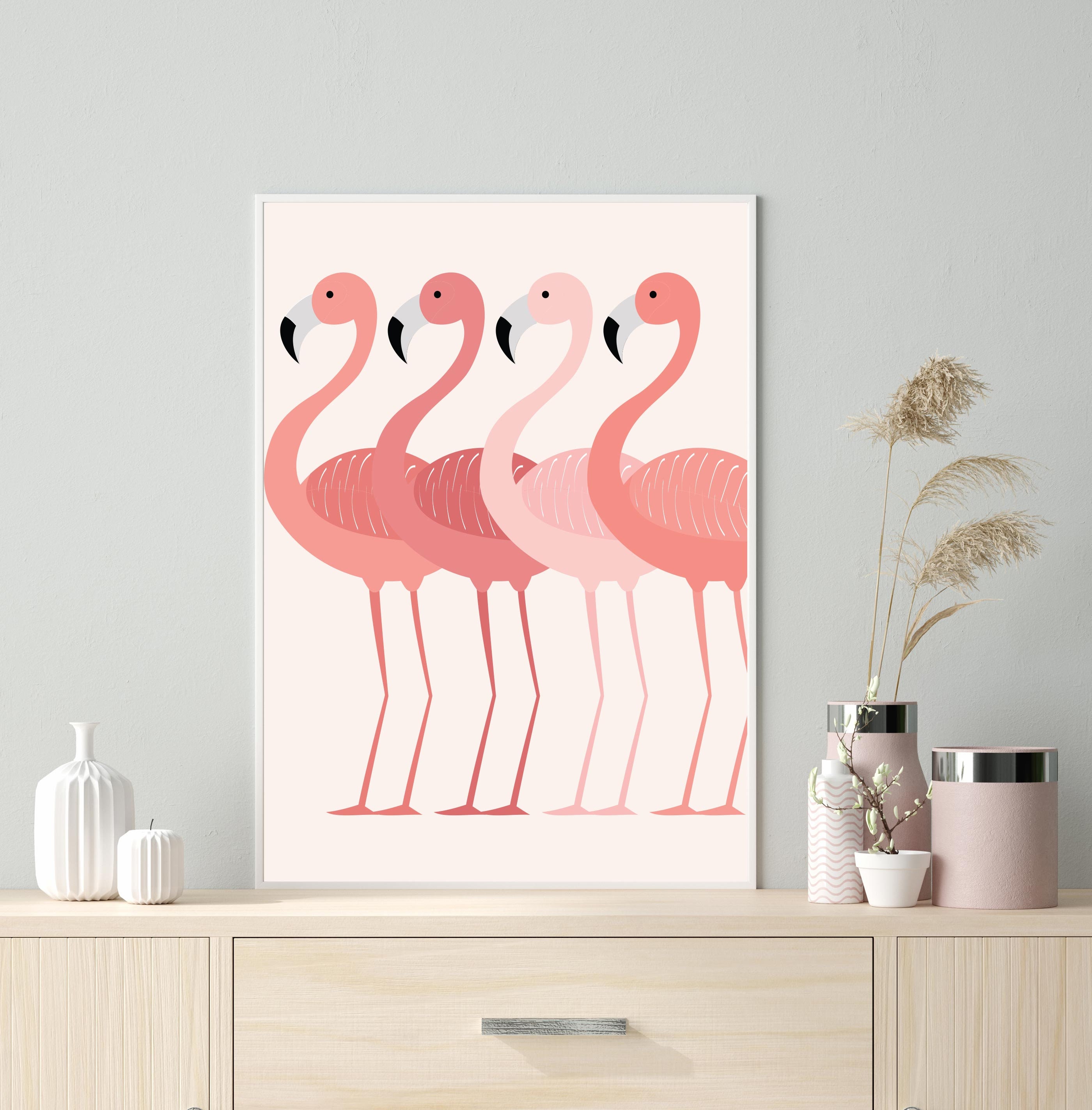 Flamingo Print Flamingo Art Print Flamingo Printable - Etsy