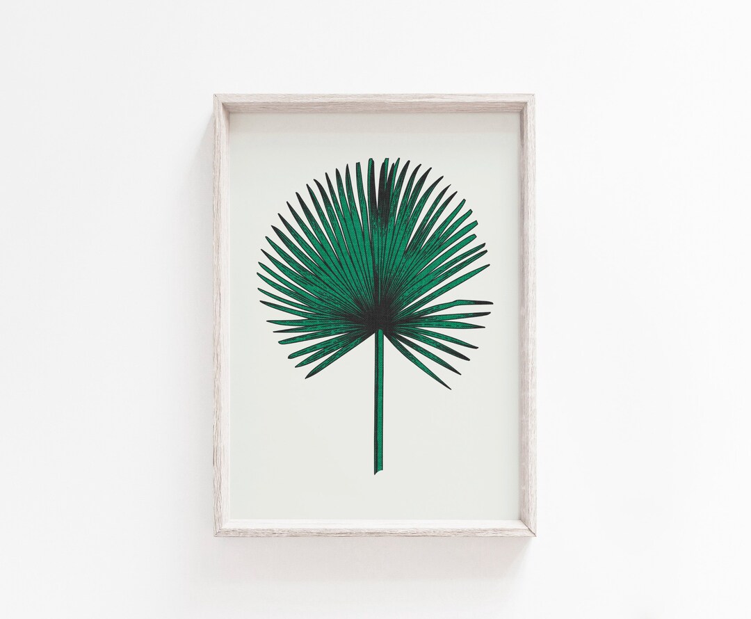 Botanical Print, Green Art Print, Botanical Printable, Printable Art ...