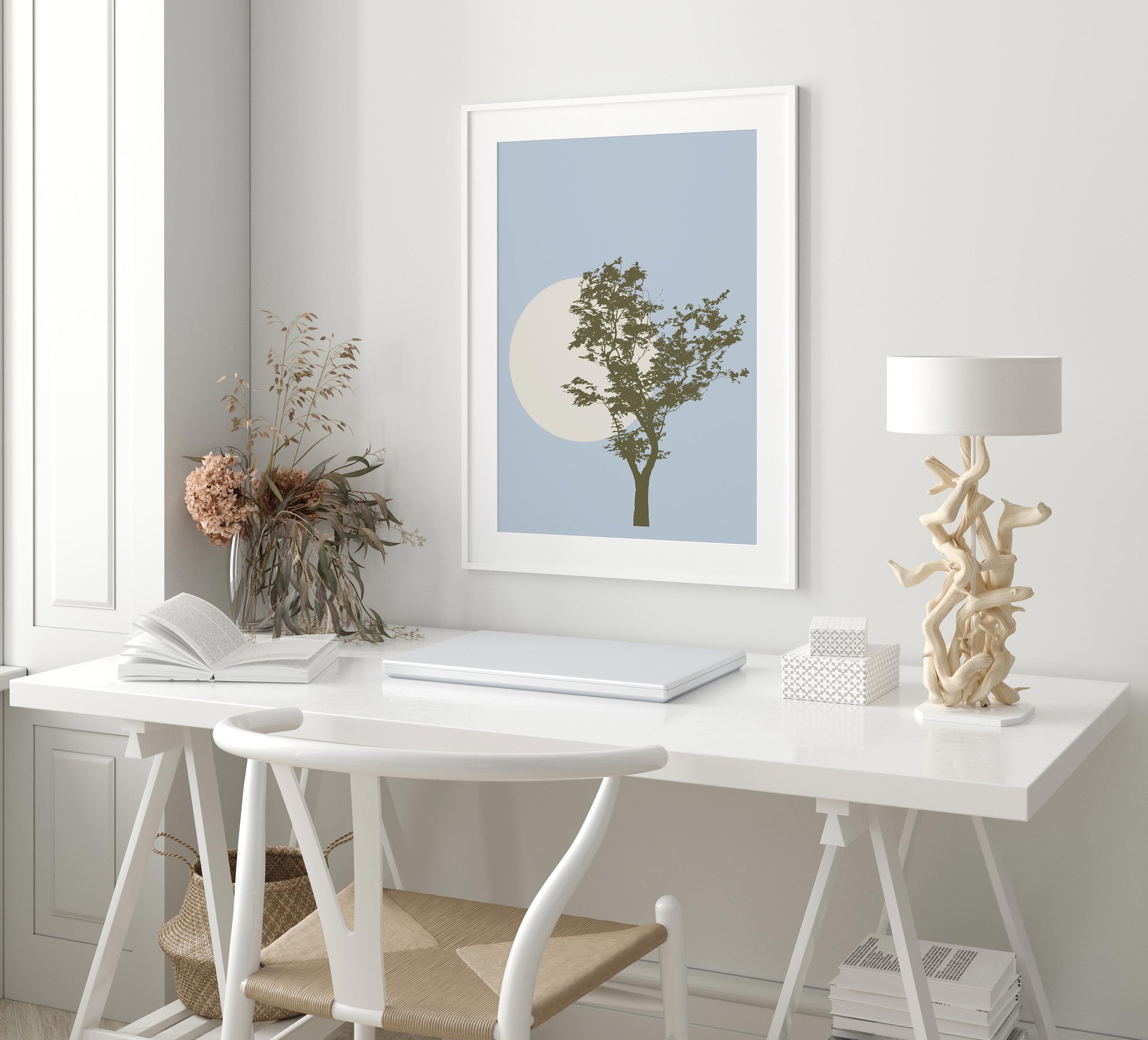 Wall Art Set, Tree Wall Art, Tree Printable, Printable Wall Art, Set of ...