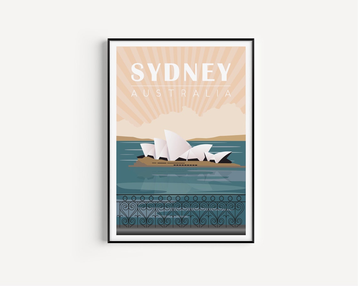 Sydney Print, Sydney Poster, Printable Wall Art, Sydney Printable, Art ...