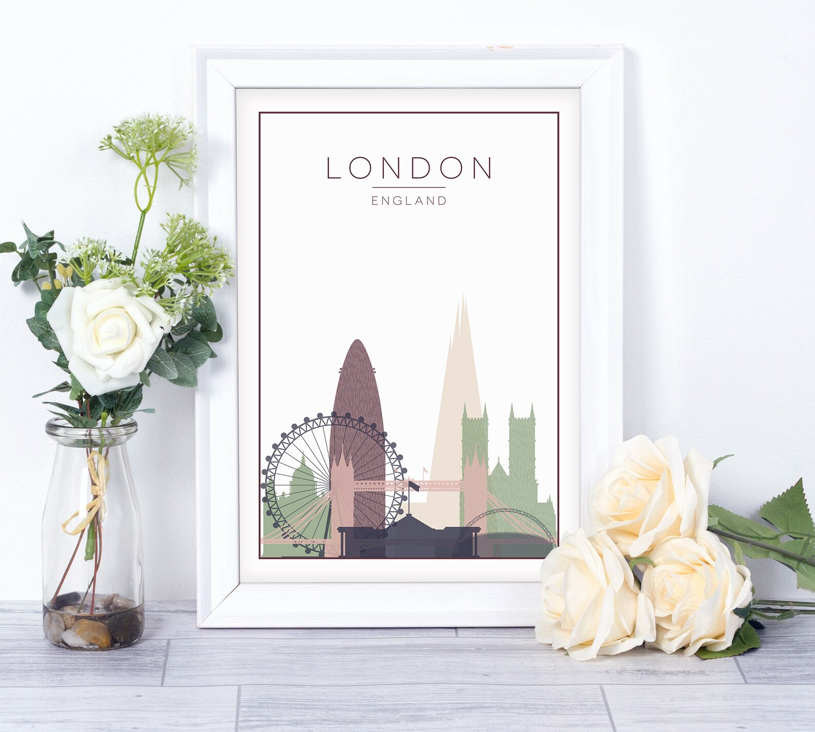 London Printable London Wall Art Travel Print Art Print | Etsy