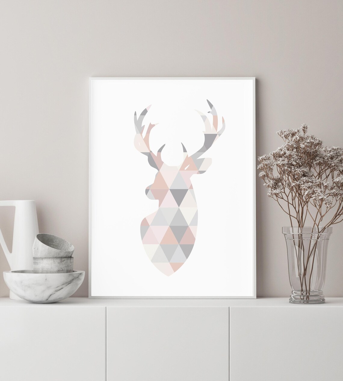 Stag Print, Stag Art Print, Stag Printable, Stag Art, Stag Wall Art ...