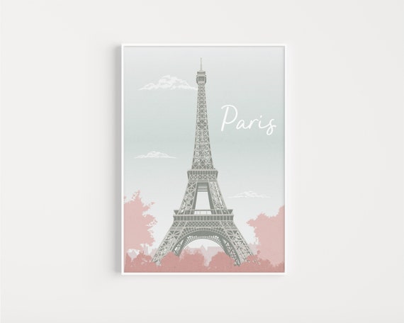 Paris Print Paris Printable Paris Printable Art Travel | Etsy