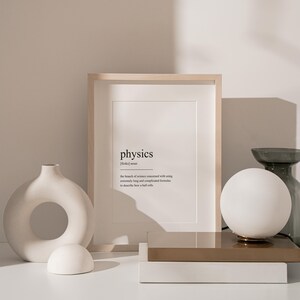 Printable Art, Physics Definition Print, Physics, Wall Art Prints ...