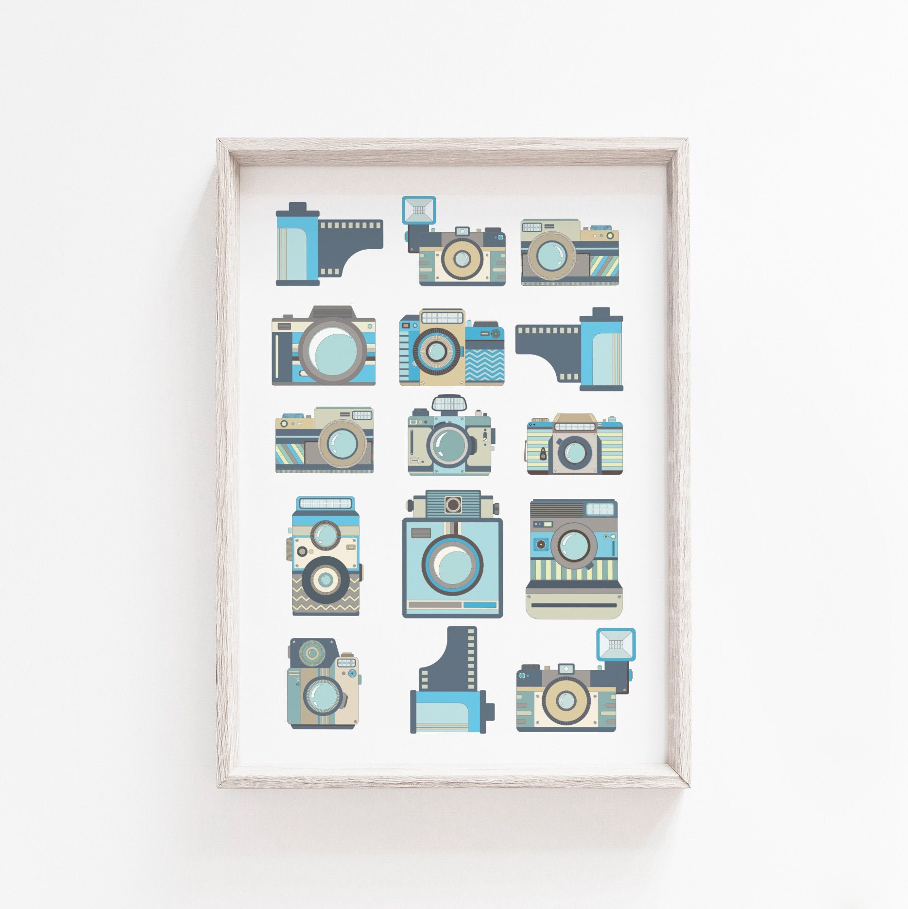 Printable Art Camera Wall Art Retro Camera Wall Art Prints - Etsy