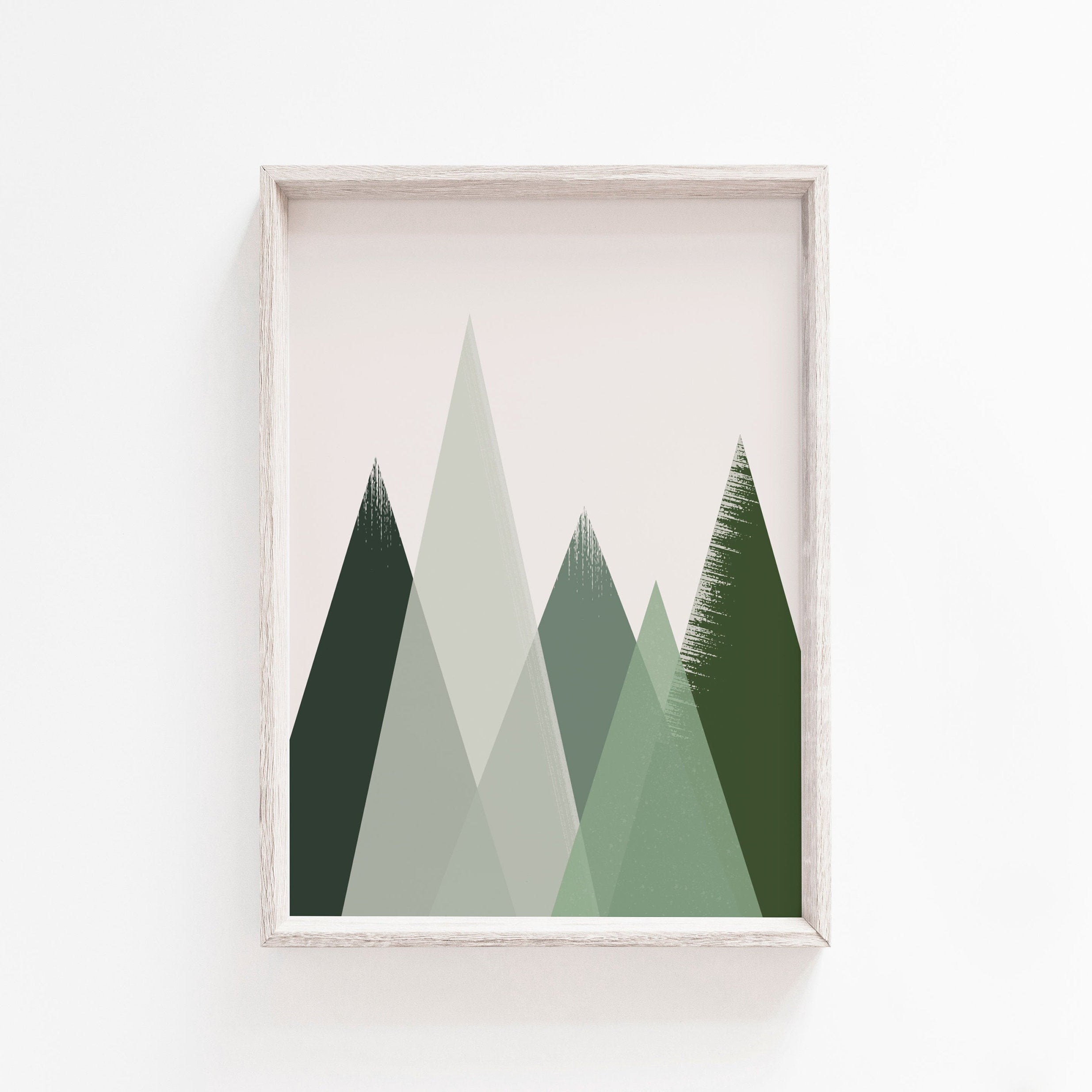 Printable Wall Art Wall Art Prints Green Print Mountain | Etsy