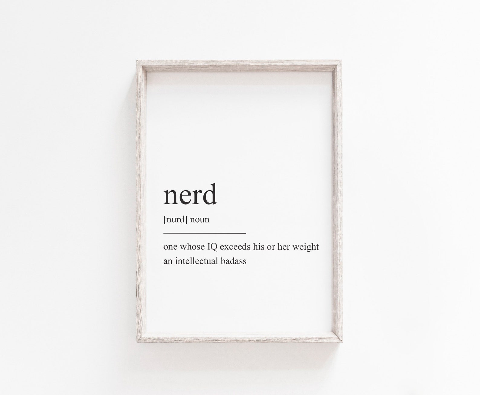 Printable Quotes, Nerd Definition Print, Wall Art Prints, Printables ...