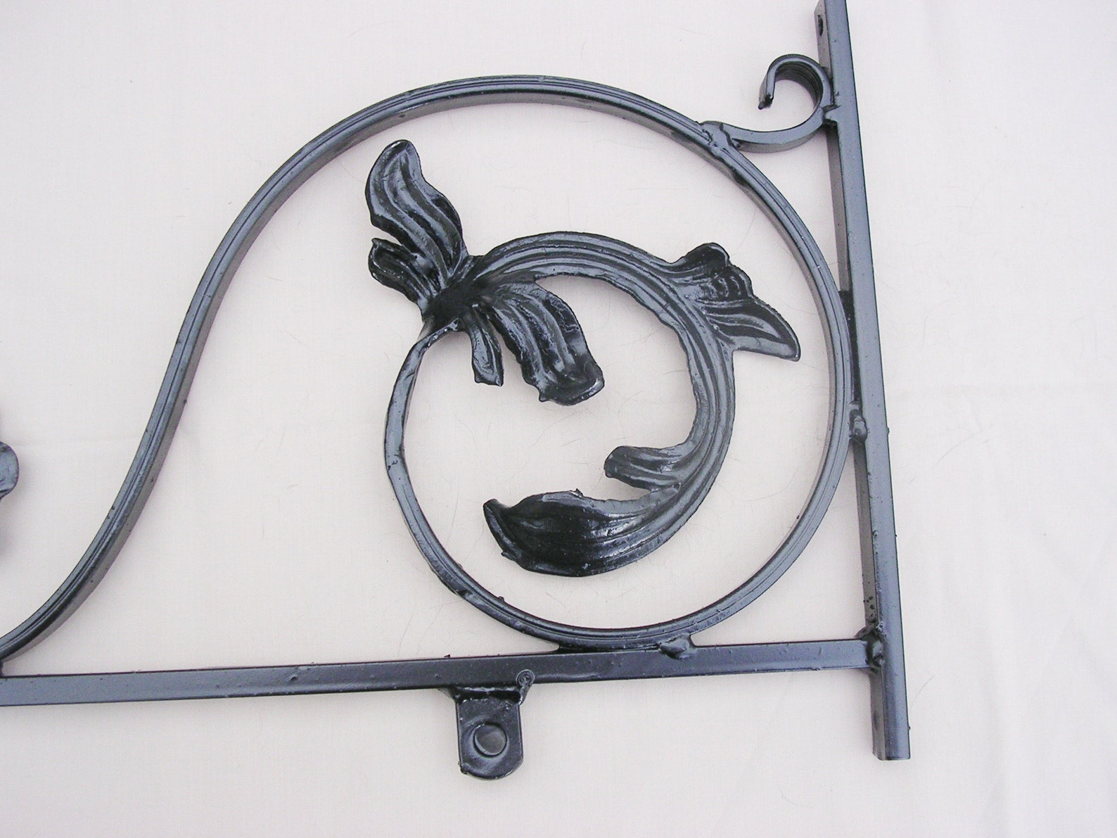 Wrought Iron Sign Bracket Hand Forged - Etsy UK