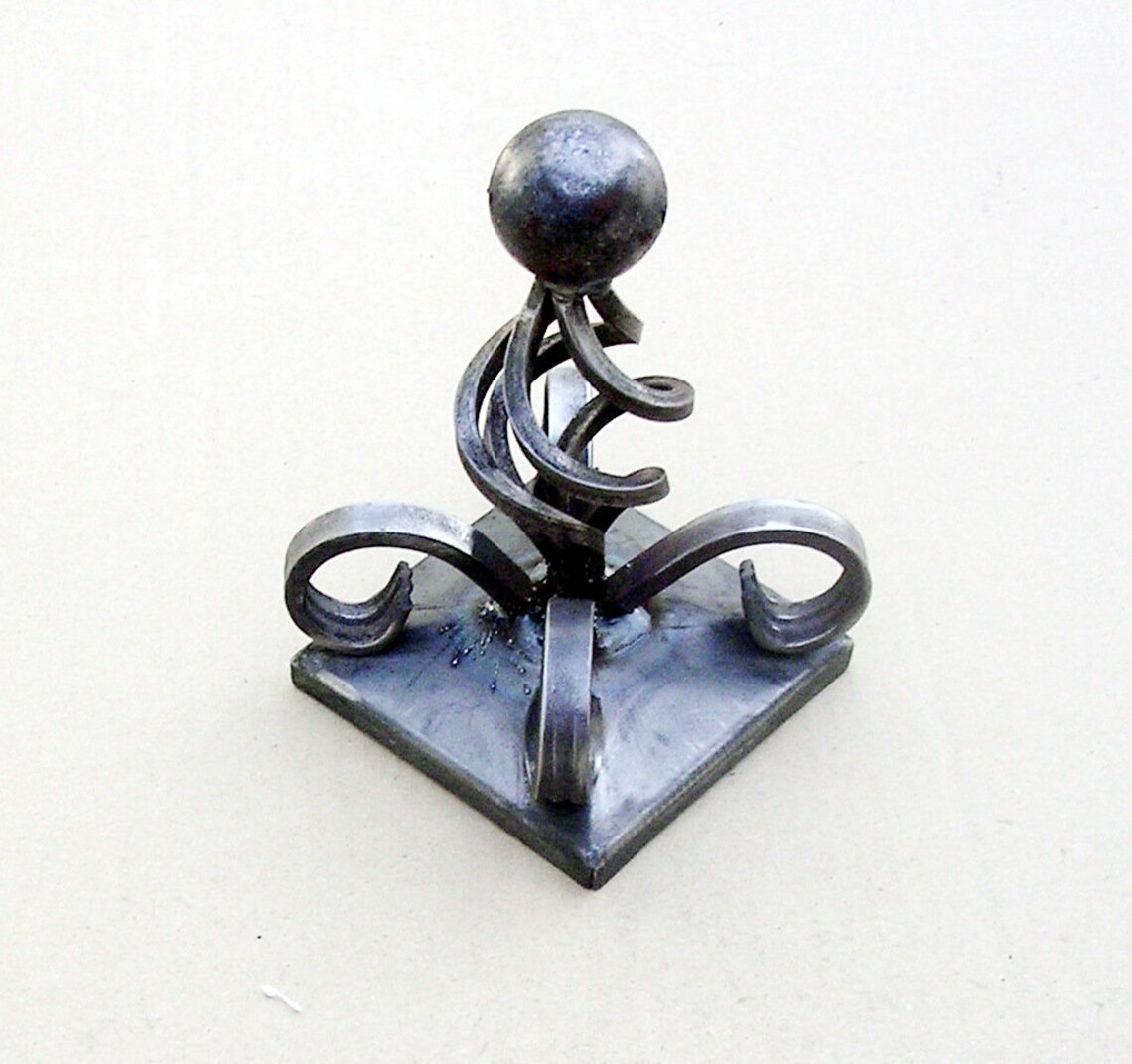 Wrought Iron Post Top/cap/topper 100mm - Etsy UK
