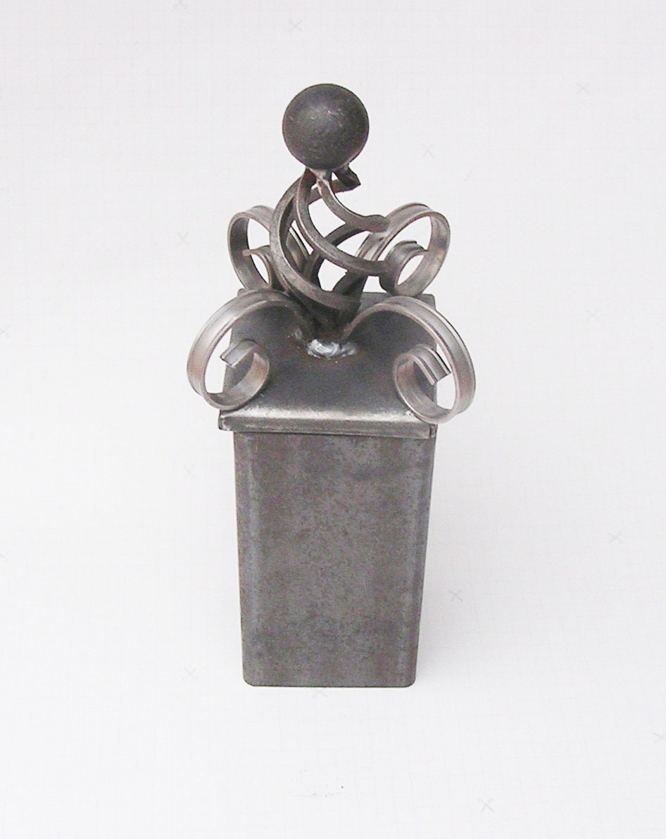 Wrought Iron Post Top/cap/topper 100mm | Etsy