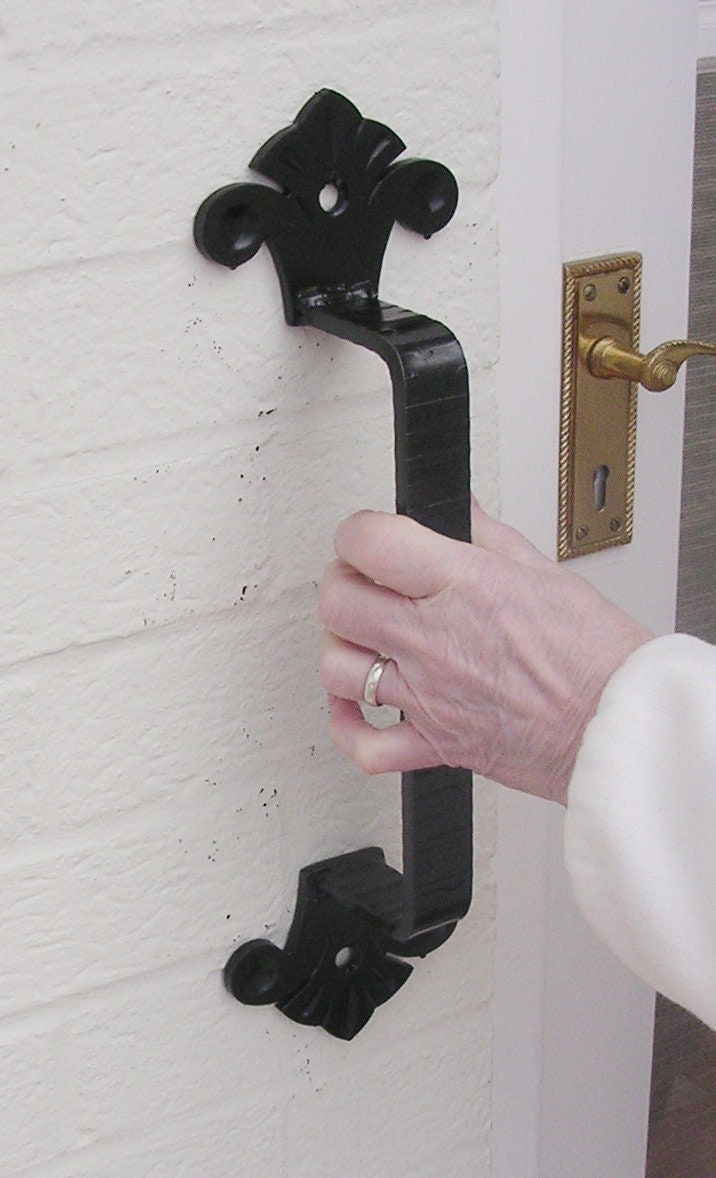Wrought Iron Grab Handle / Rail - Etsy UK