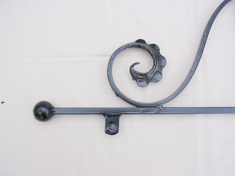 Wrought Iron Sign Bracket Hand Forged - Etsy UK