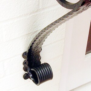 Wrought Iron Hand Rail Hand Forged - Etsy UK