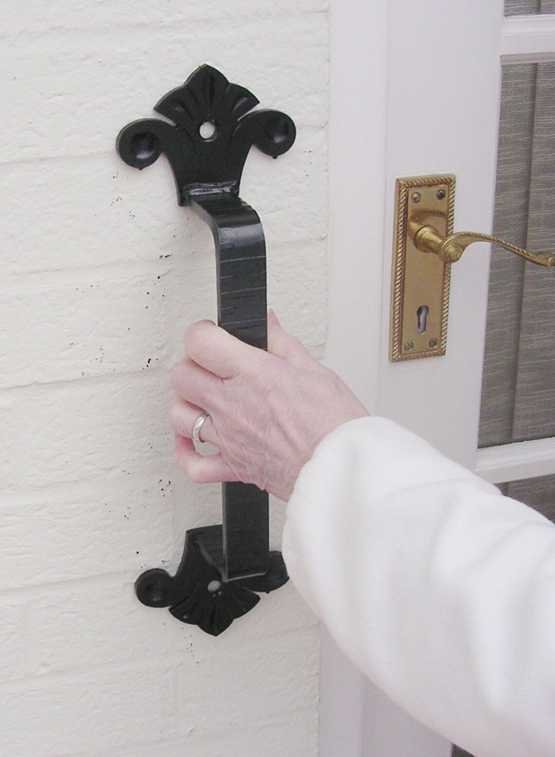 Wrought Iron Grab Handle / Rail - Etsy UK