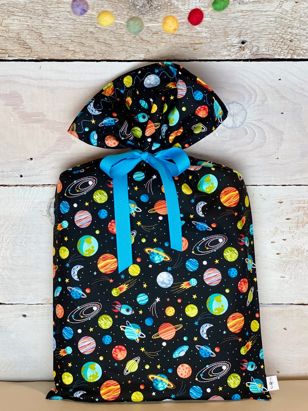 Reusable Fabric Gift Bag Galaxy - Etsy