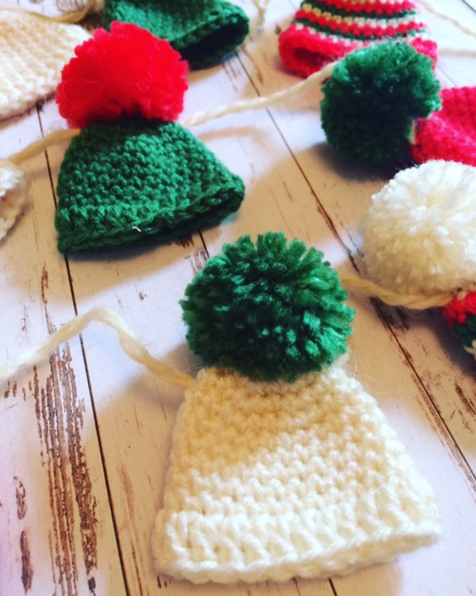 PDF Mini Bobble Hat Bunting Crochet Pattern US/UK - Etsy