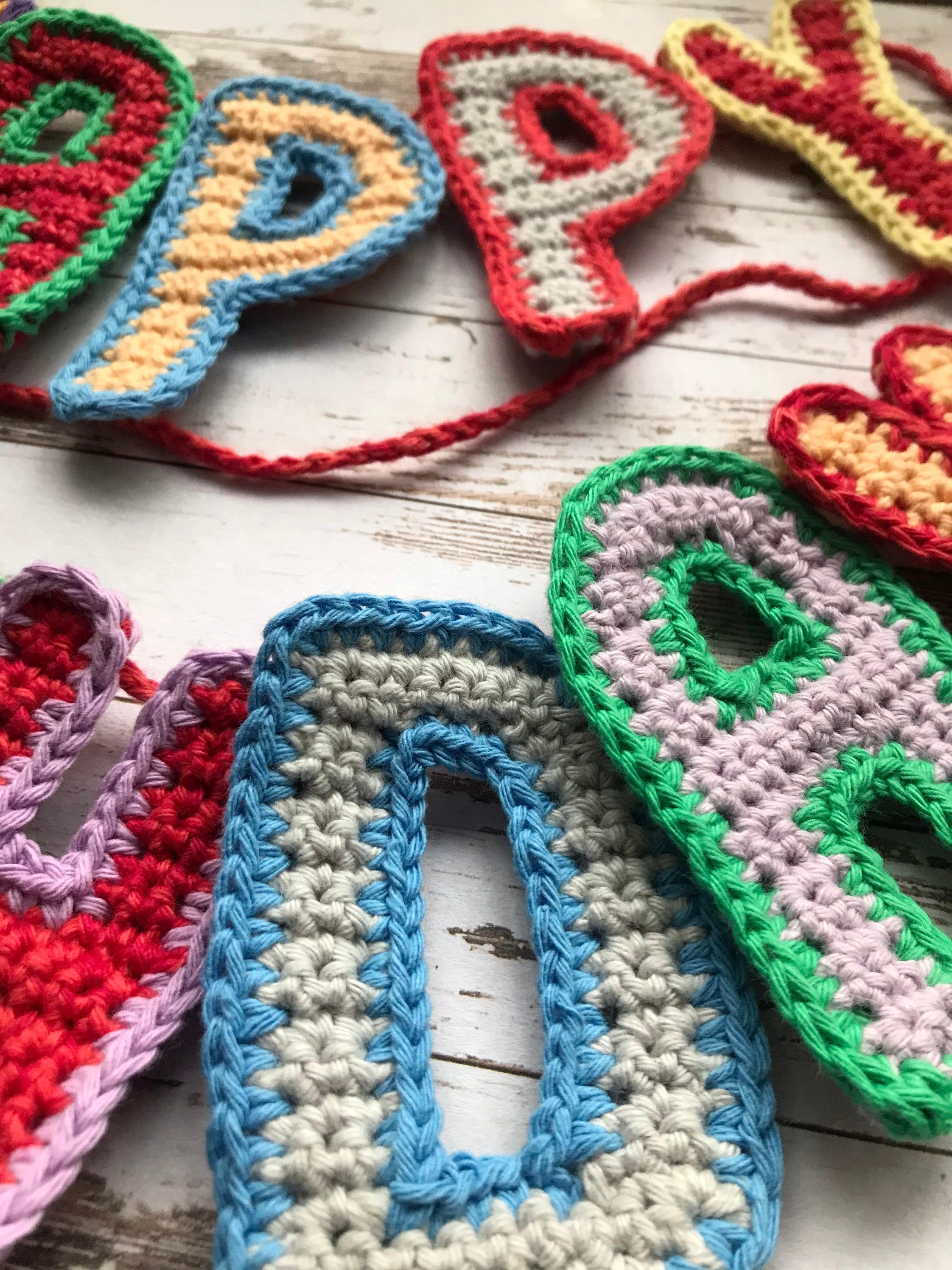PDF Crochet Pattern Happy Birthday Bunting UK/US - Etsy Canada