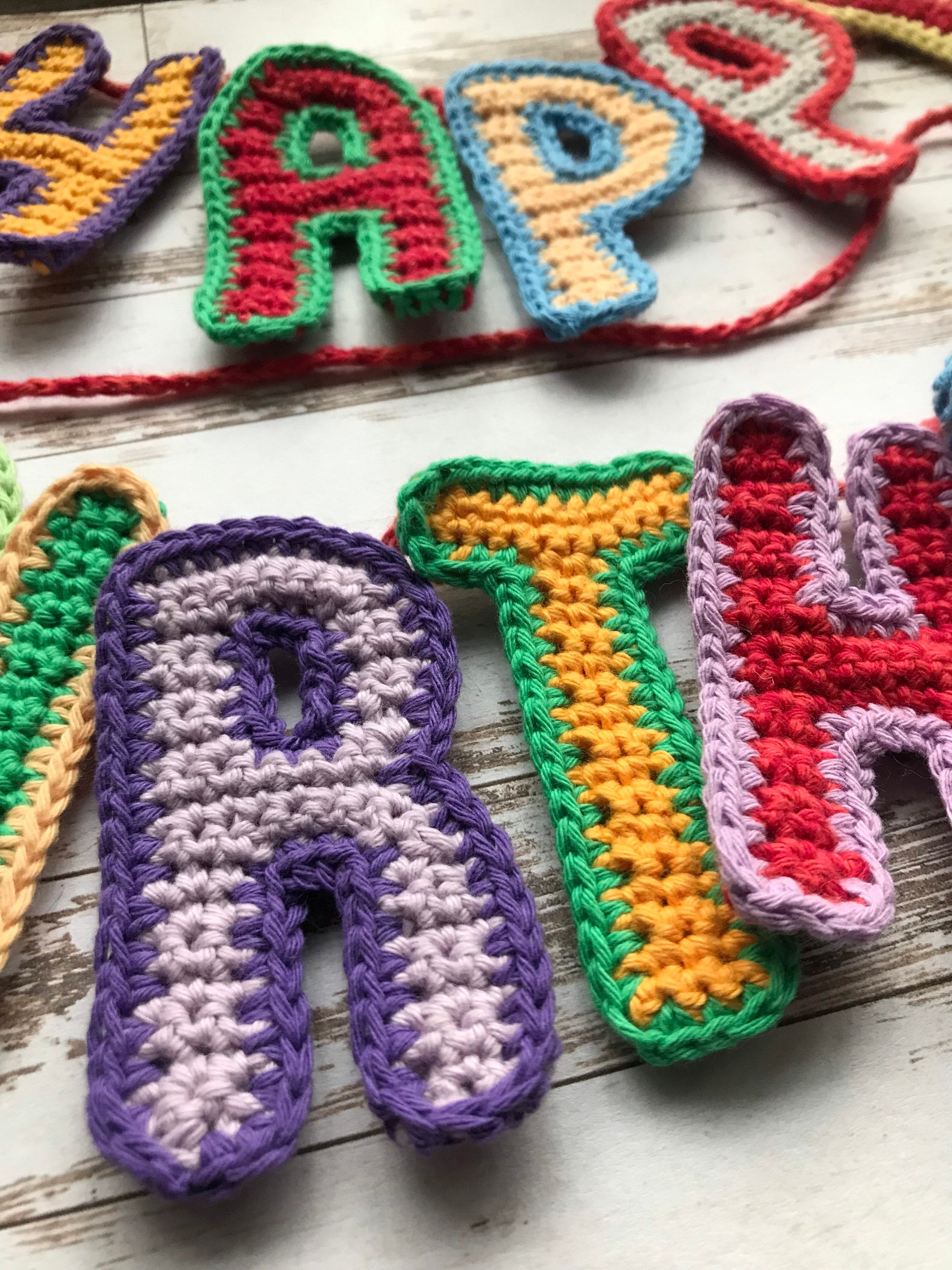 PDF Crochet Pattern Happy Birthday Bunting - Etsy Canada
