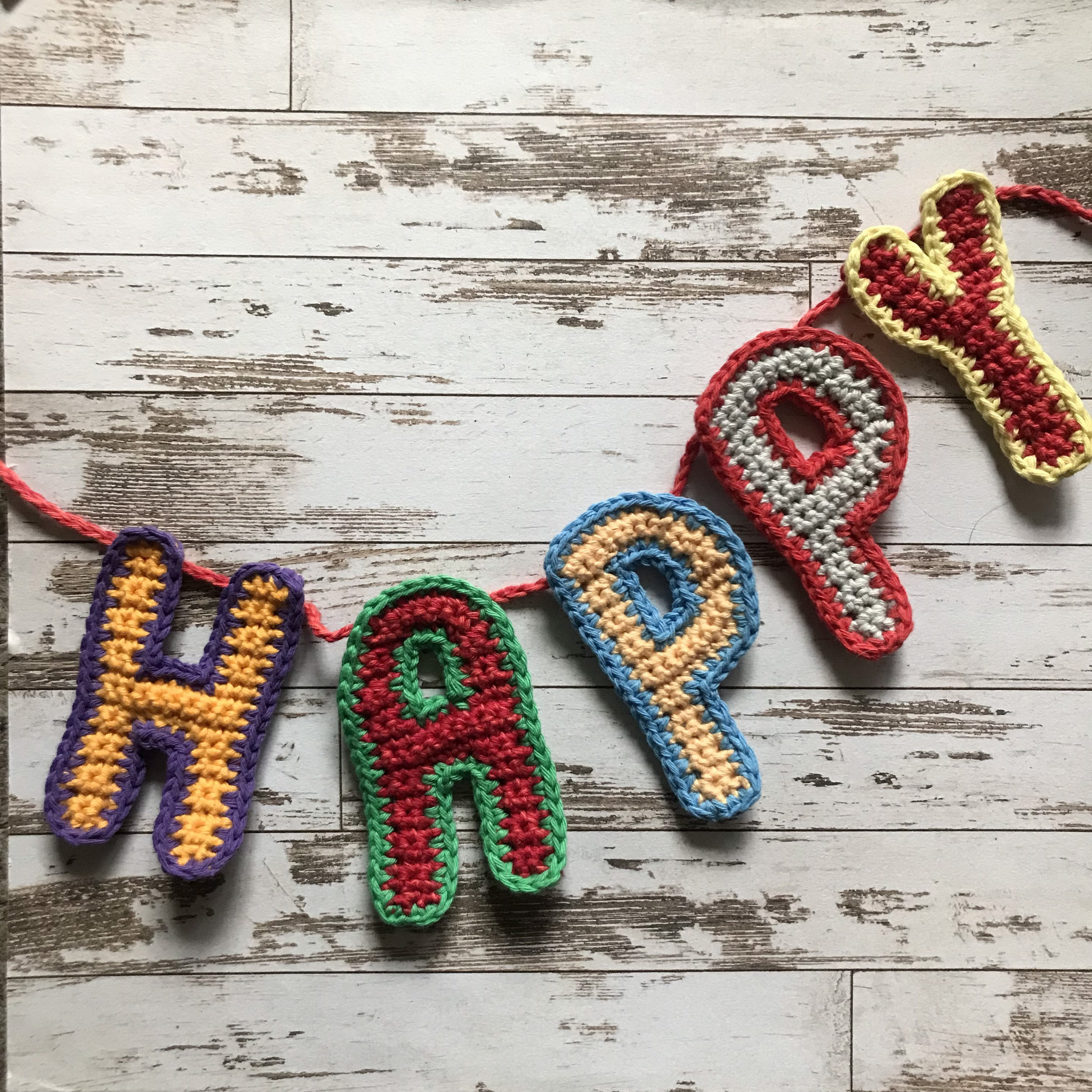 PDF Crochet Pattern Happy Birthday Bunting UK/US - Etsy Canada