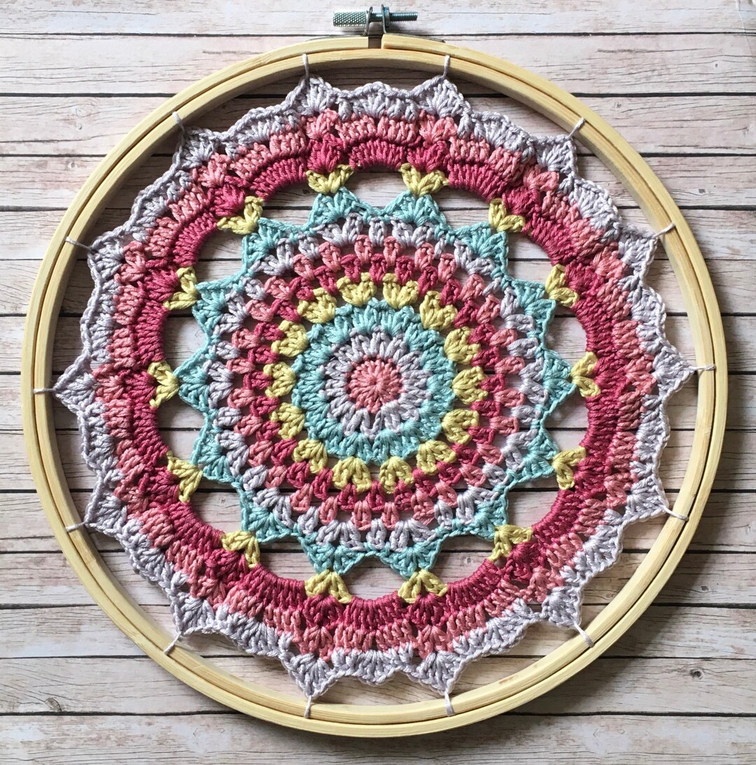 PDF Mandala Crochet Pattern Download US/UK - Etsy