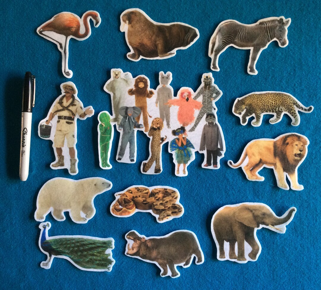 Polar Bear What Do You Hear Felt Stories//zoo Felt Board Stories ...