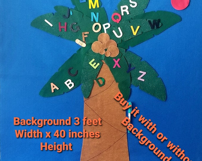 Chicka Chicka Boom Boom | Book Play | Felt Play |uppercase Lowercase ...