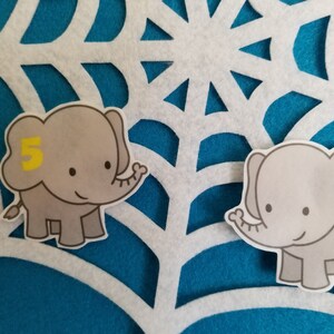 5 Elephants Bathtub//felt Board Stories// 5 Elephants Went Out to Play ...