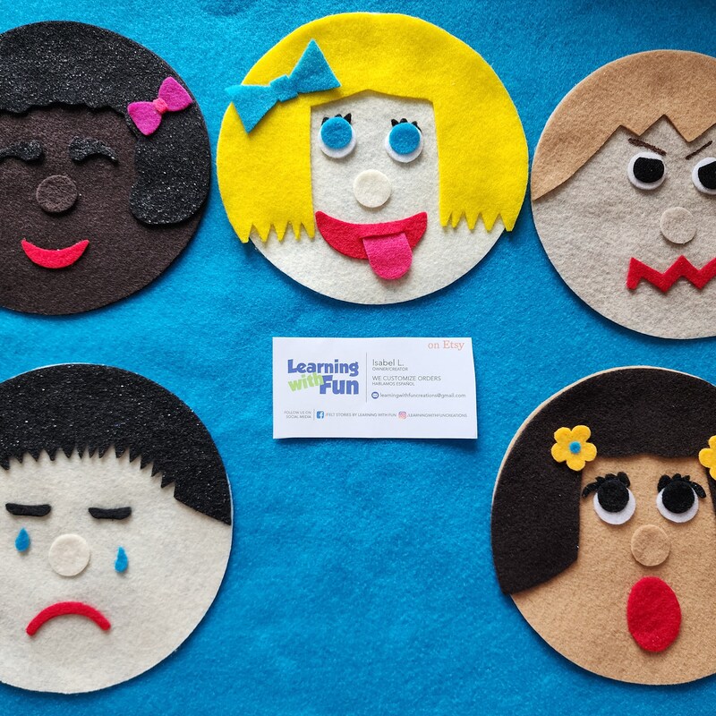 Felt Face - Etsy