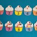 10 Cupcakes at the Bakery Shop//tactile Felt Cupcakes//basket Stuffer ...