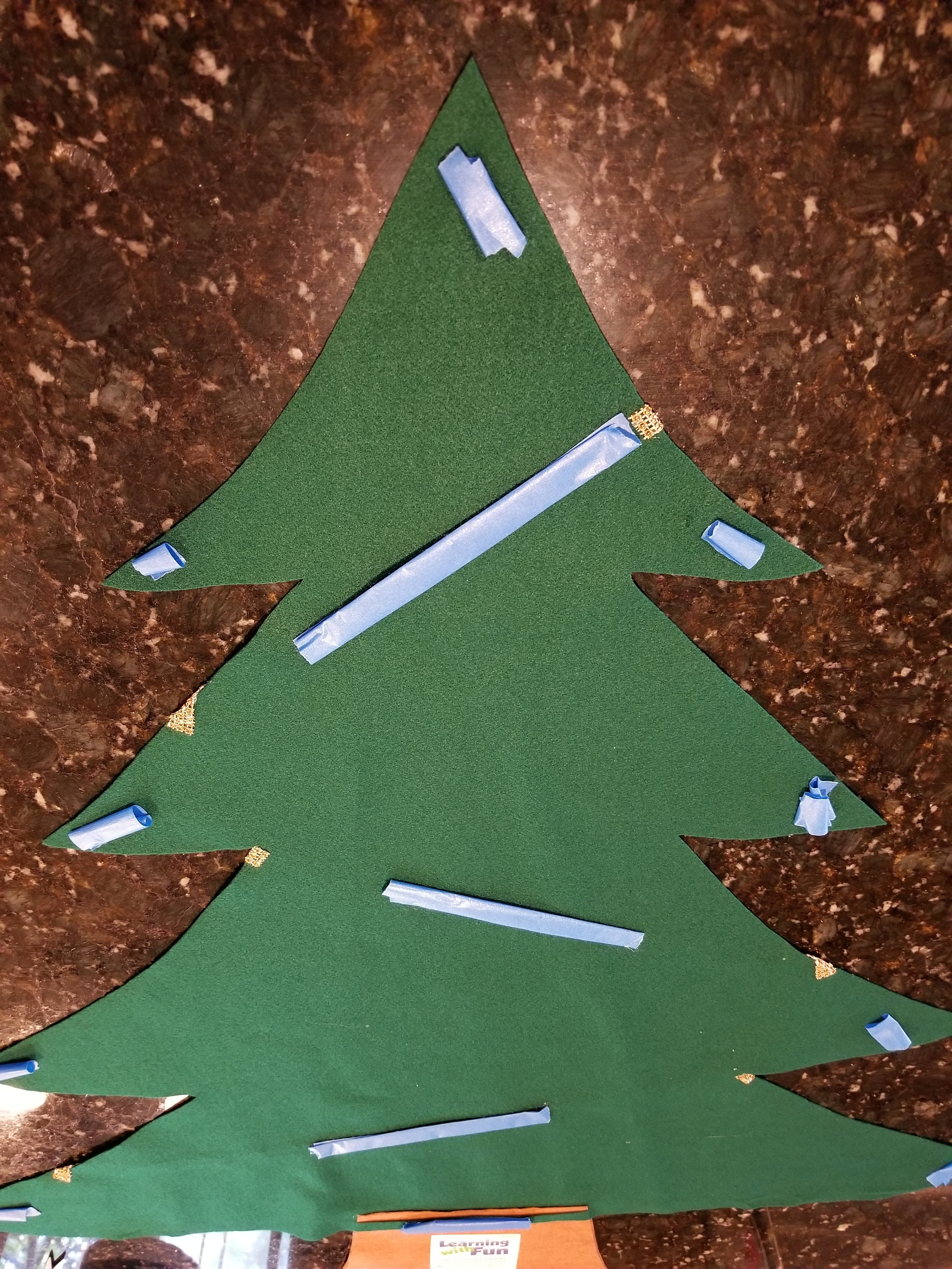 Felt Christmas Tree for Kids Made in the USA // Kids Felt Xmas | Etsy