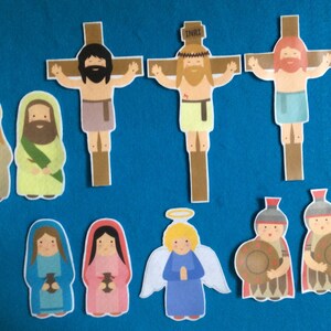 Easter Resurrection Felt Story Large//easter Basket Stuffer//religious ...