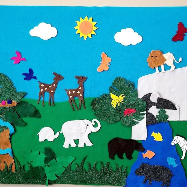 Felt Forest Animals - Etsy