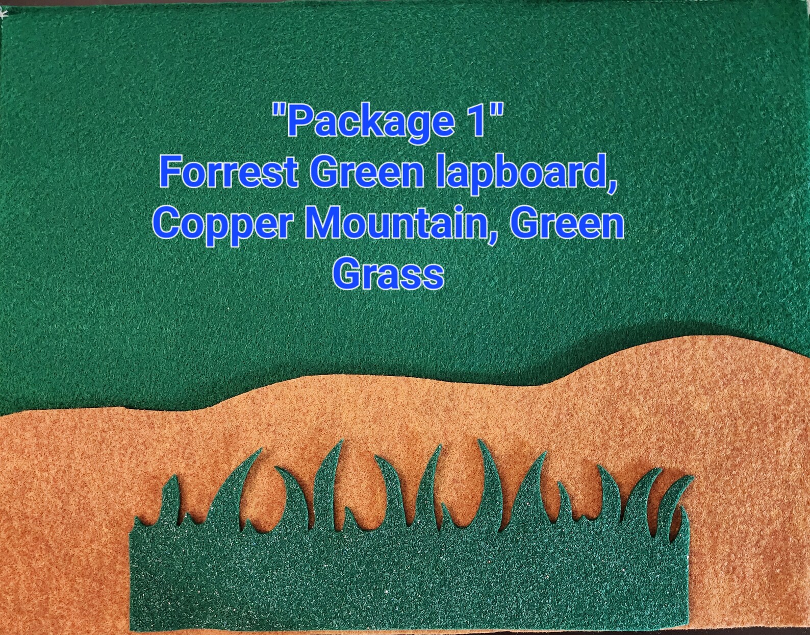 Felt Lap Board//travel Felt Board W/scenery 16" W by 12 H//easter ...