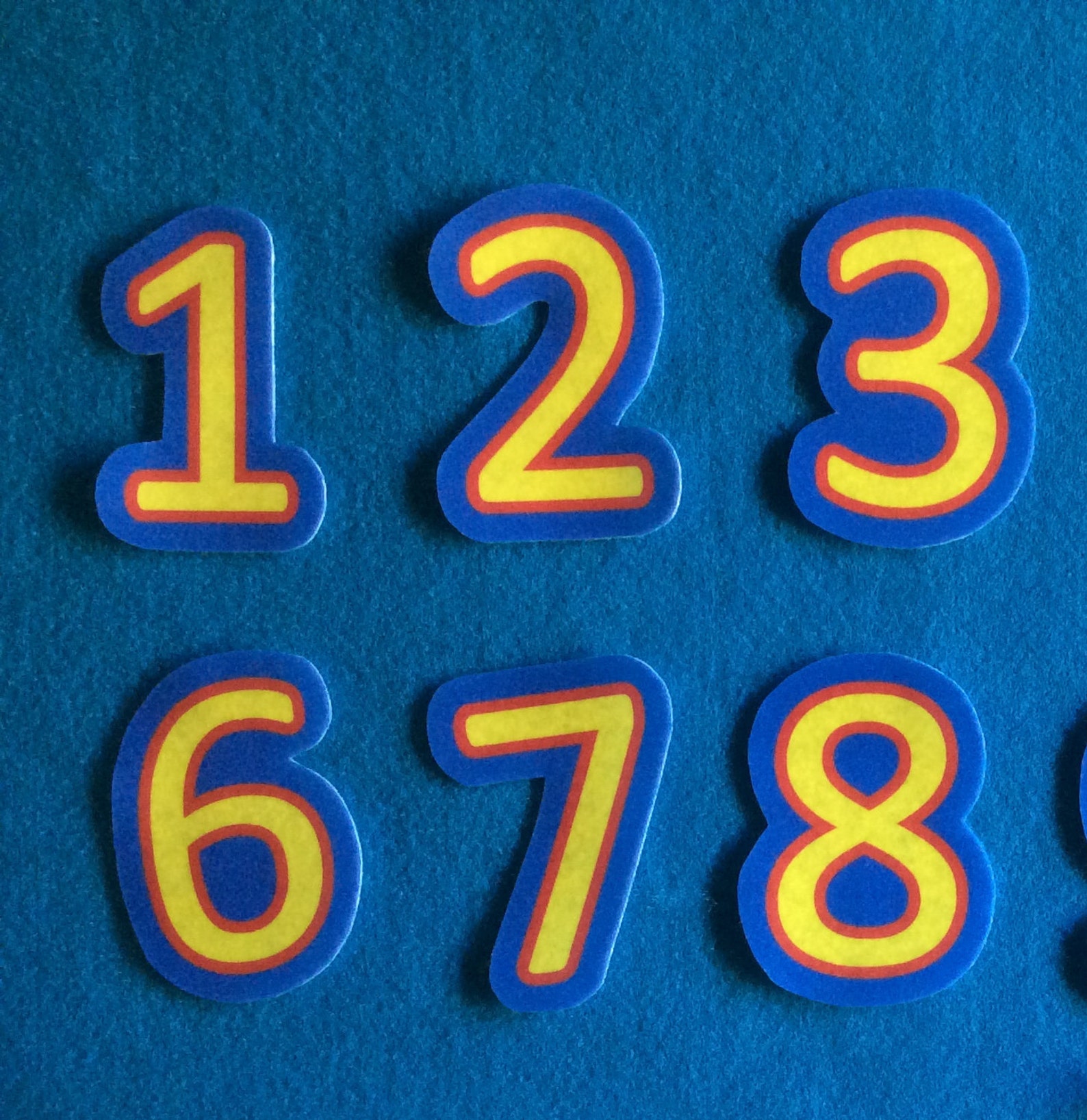 Felt Numbers 1-10//ten Little Numbers Felt Stories//flannel | Etsy