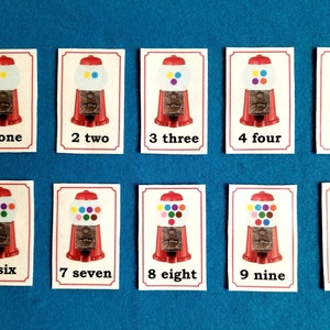 Math Kids Kit Felt Story//gumball in a Gumball Machine//matching ...